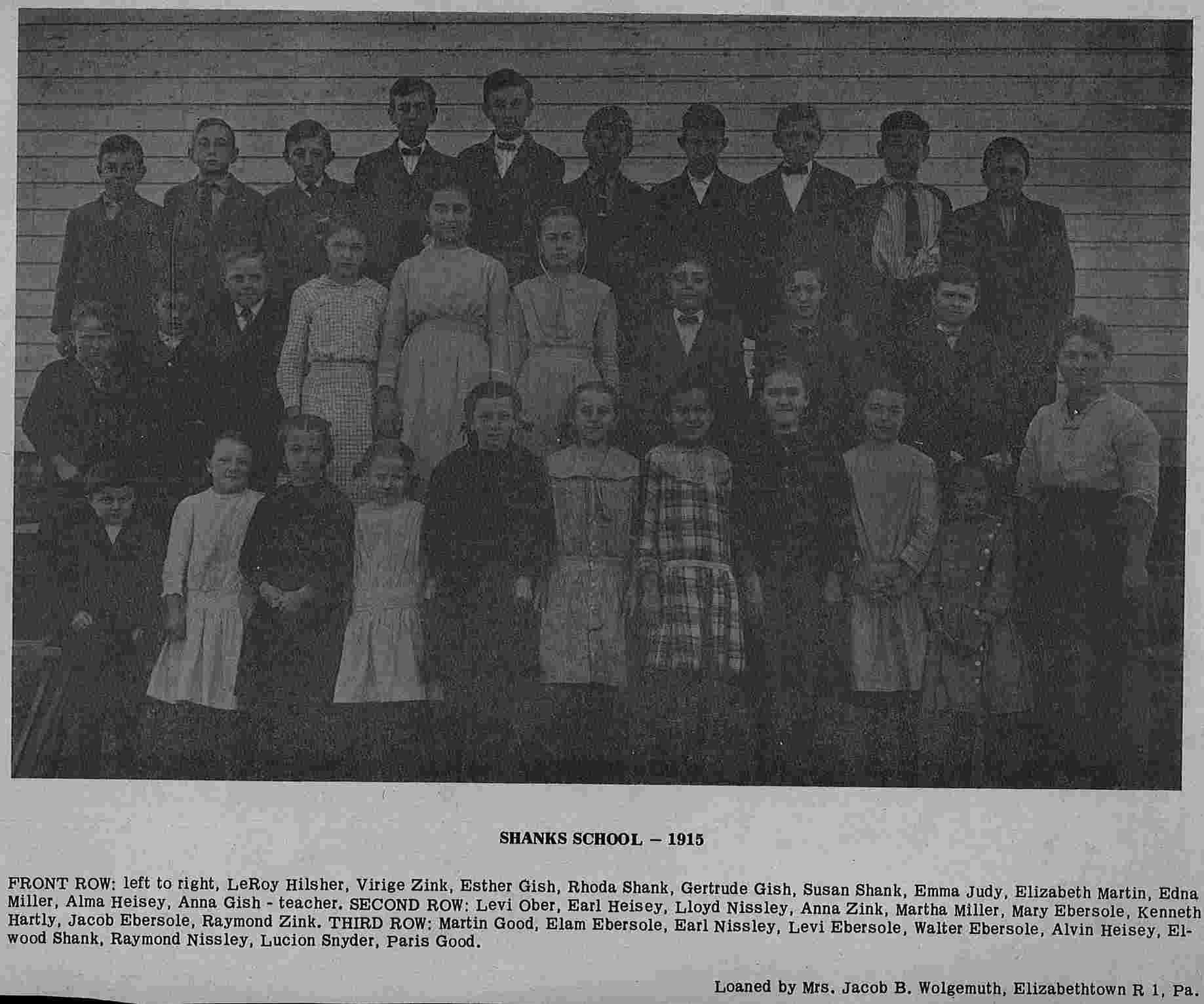 Shanks School 1915 – Mennonite Life