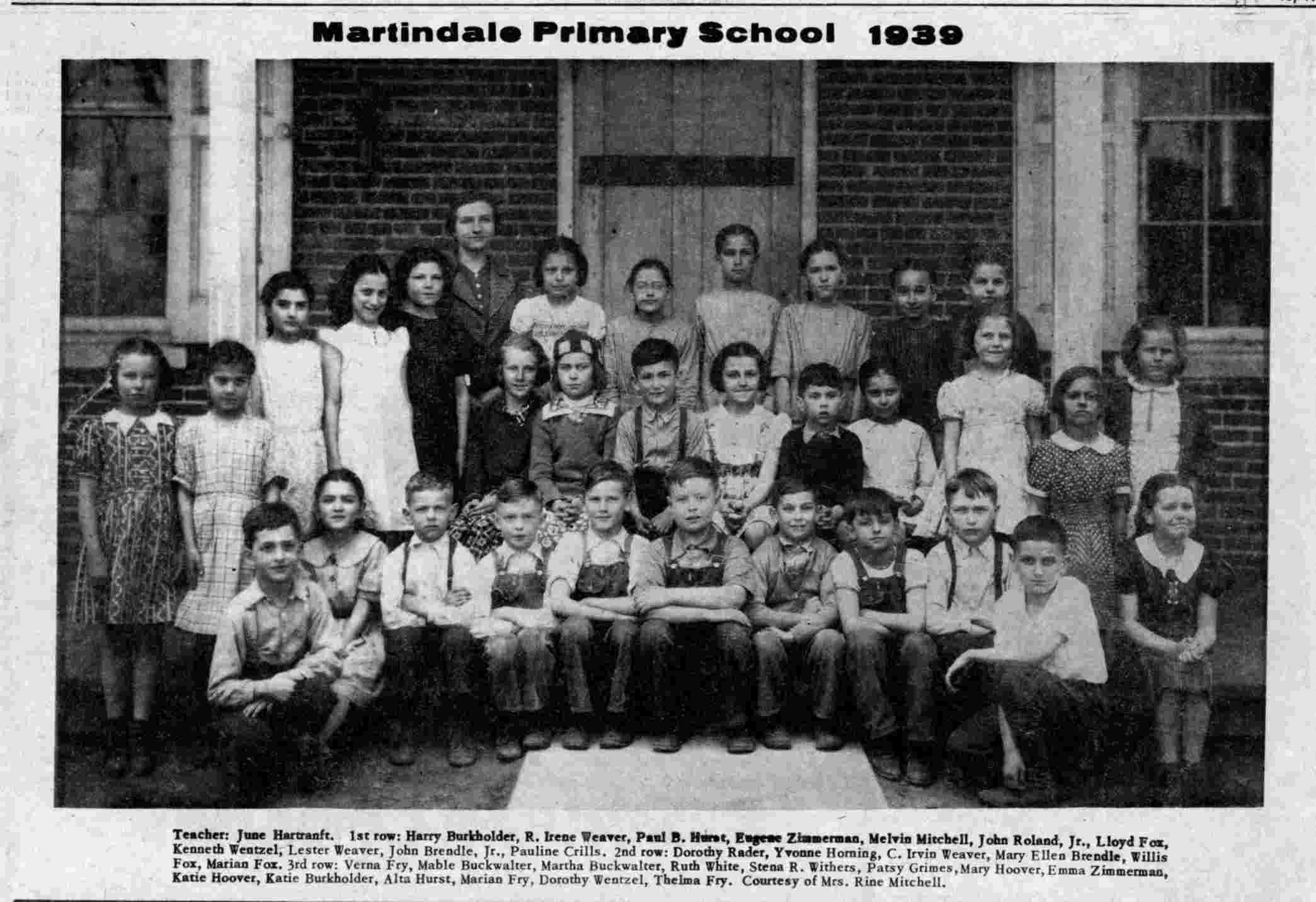 Martindale Primary School 1939 – Mennonite Life