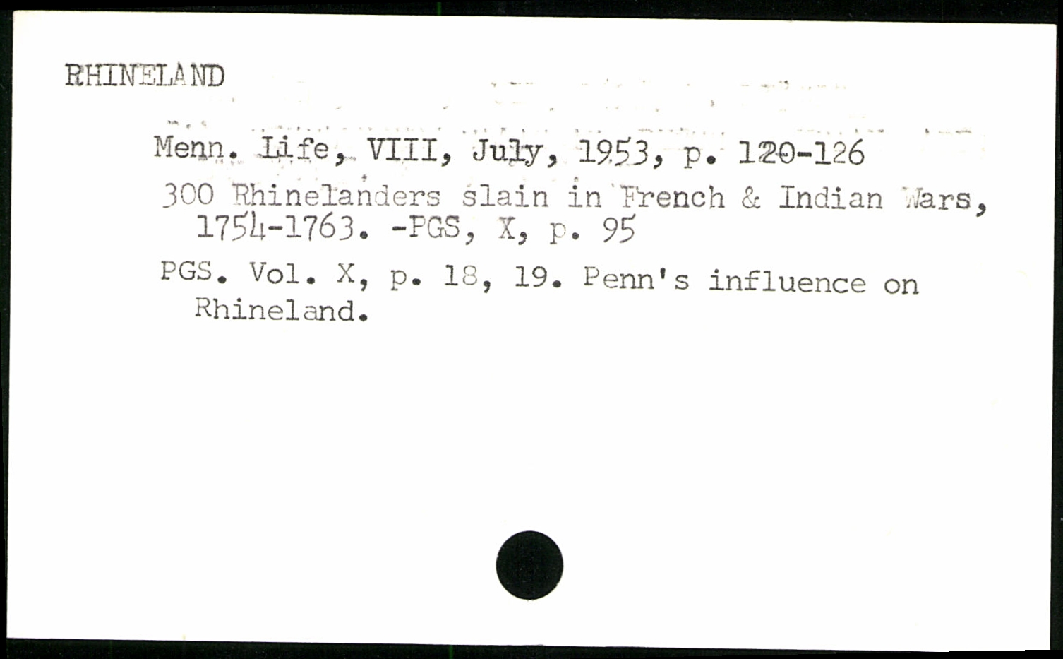 RHINELAND – Mennonite Life