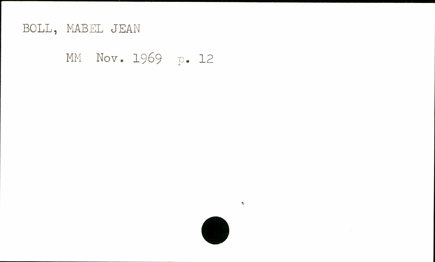 BOLL, MABEL JEAN 01 – Mennonite Life