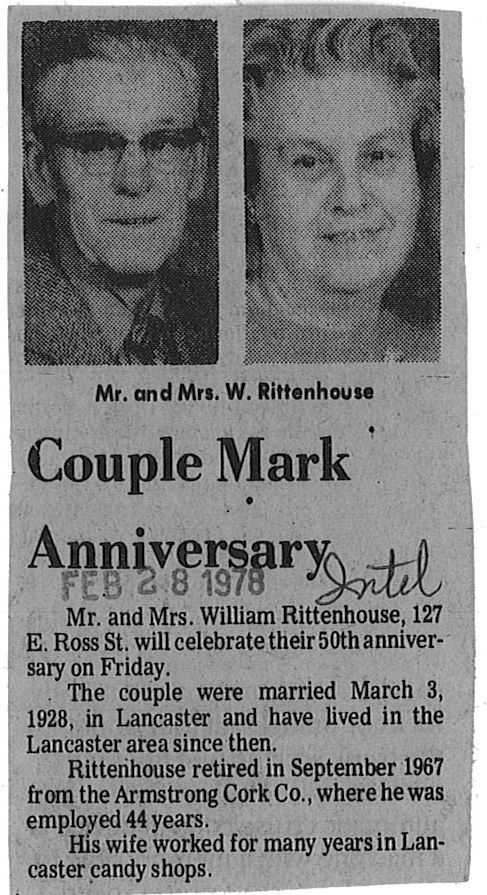 Anniversary-Rittenhouse William-50th-1978 – Mennonite Life