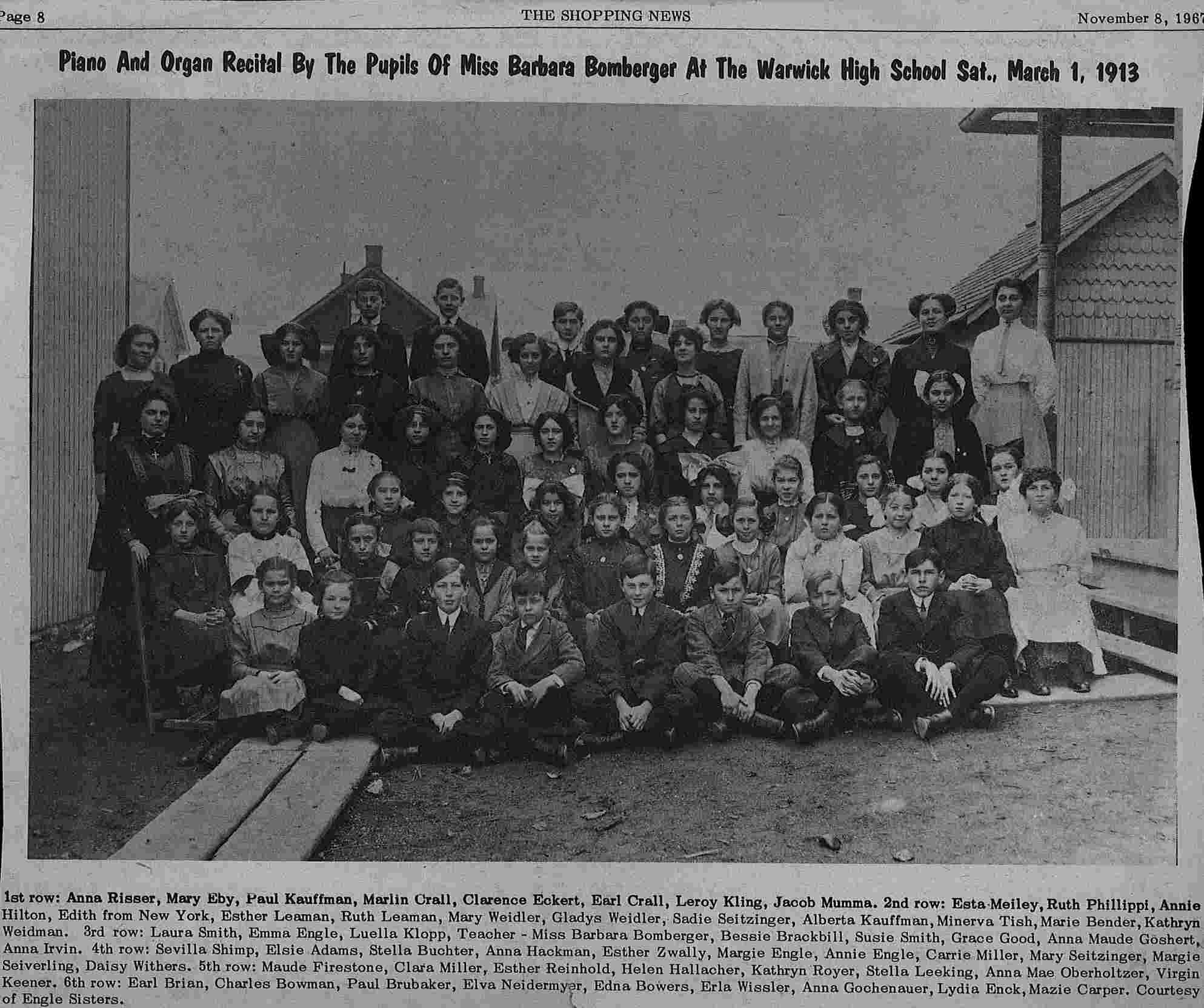 Warwick High School 1913 – Mennonite Life