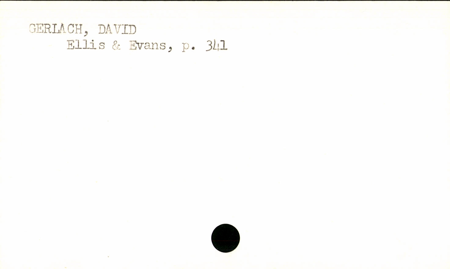 GERLACH, DAVID – Mennonite Life