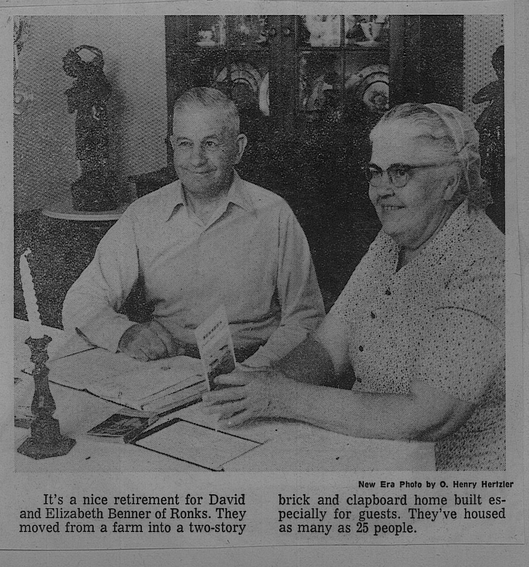 Article-Benner David and Elizabeth – Mennonite Life