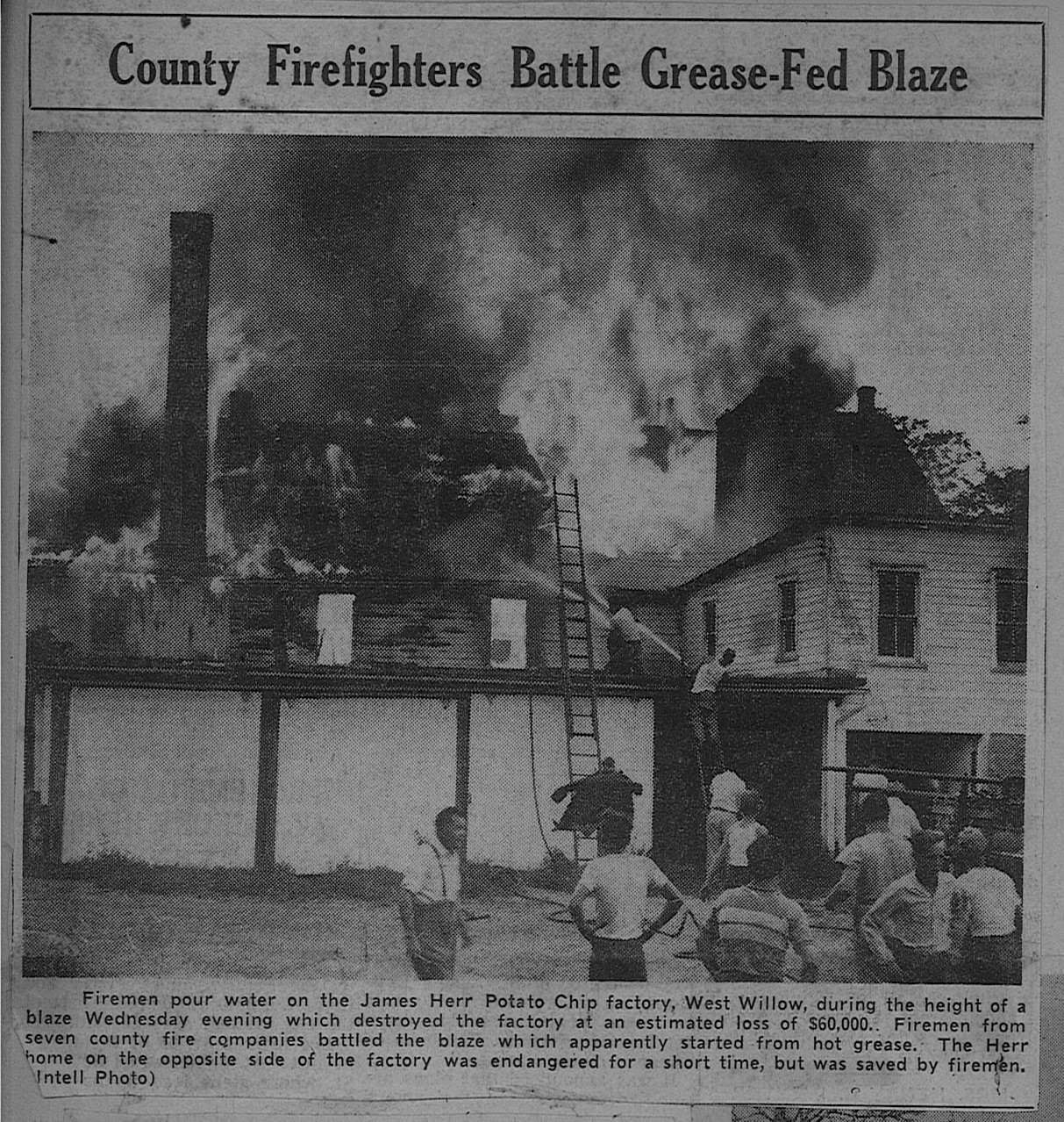 Article-Herr James chip factory fire – Mennonite Life