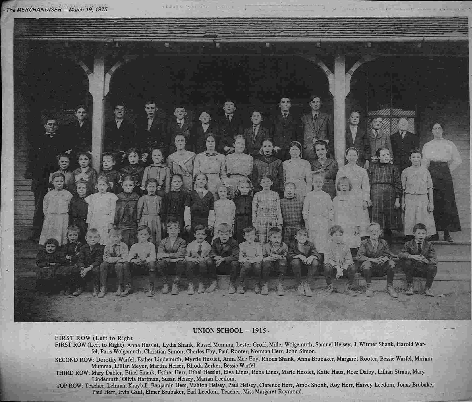 Union School 1915 – Mennonite Life