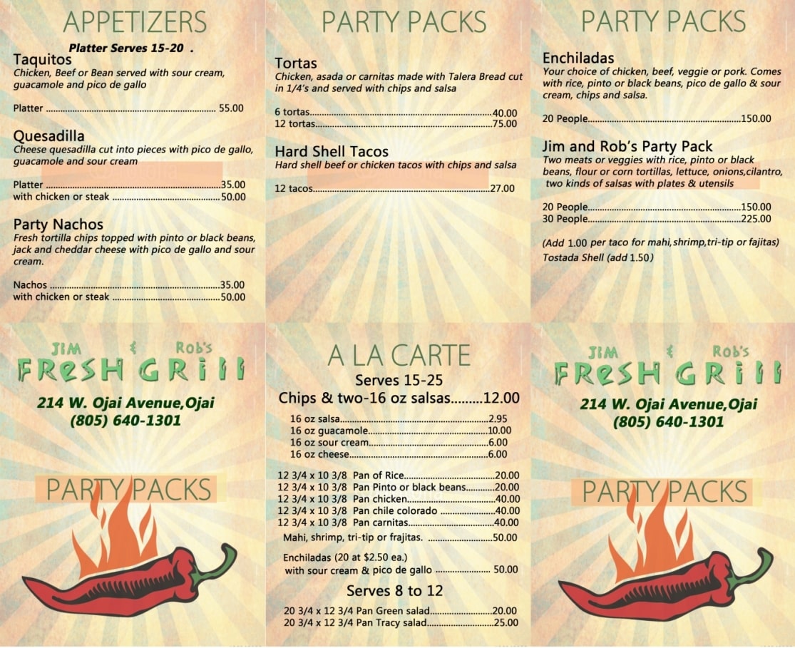 Jim and Rob's Fresh Grill Ojai - Jim & Rob's Fresh Grill Ojai